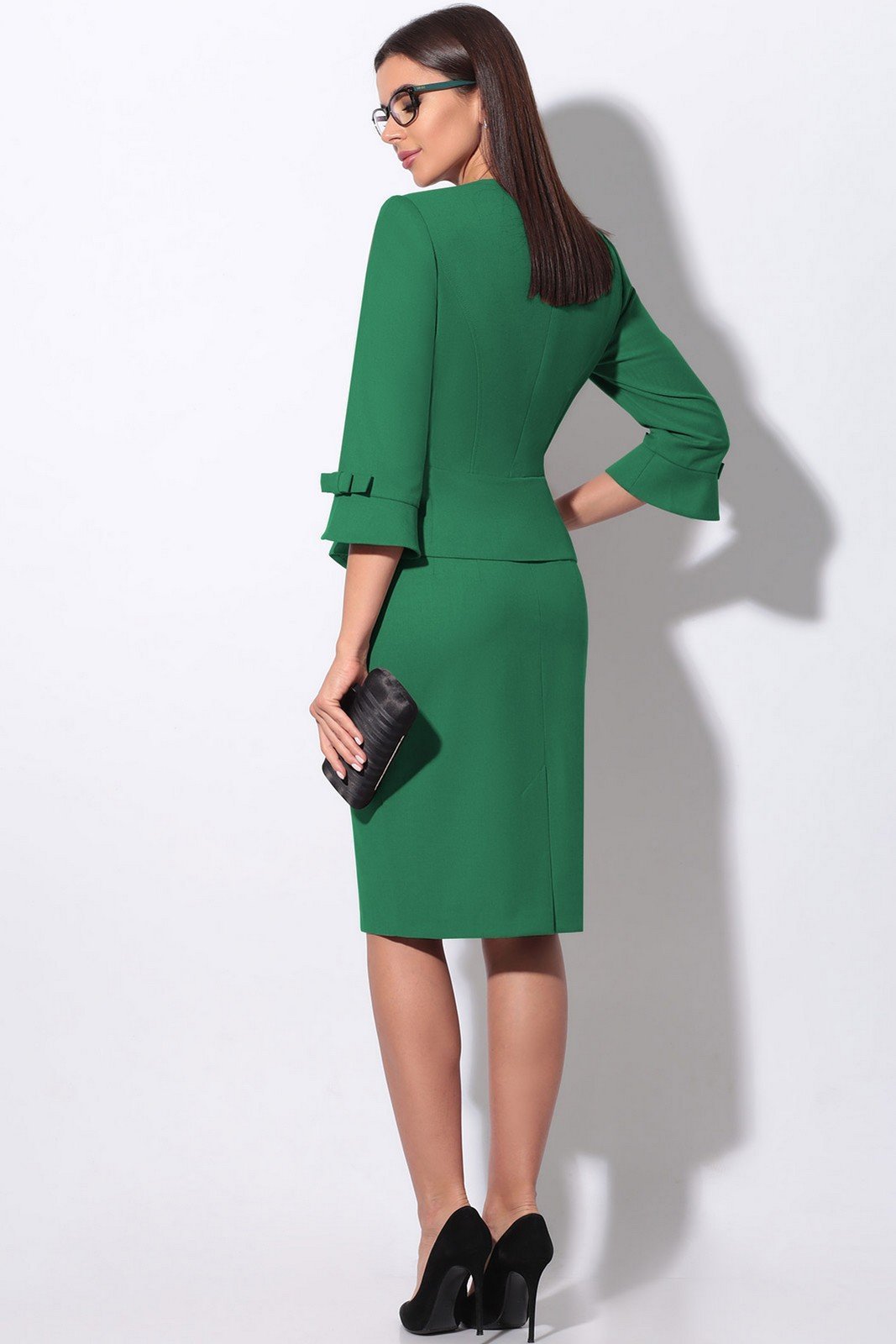 Костюм с юбкой 20757 зеленый LeNata купить в интернет магазине | в наличии